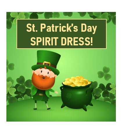 St. Therese Academy St. Patrick’s Day Spirit Dress
