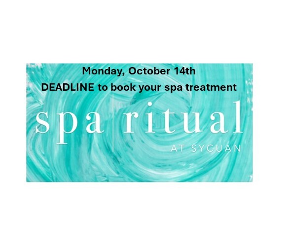 St. Therese Academy DEADLINE to book services for our Nov. STA Spa Day